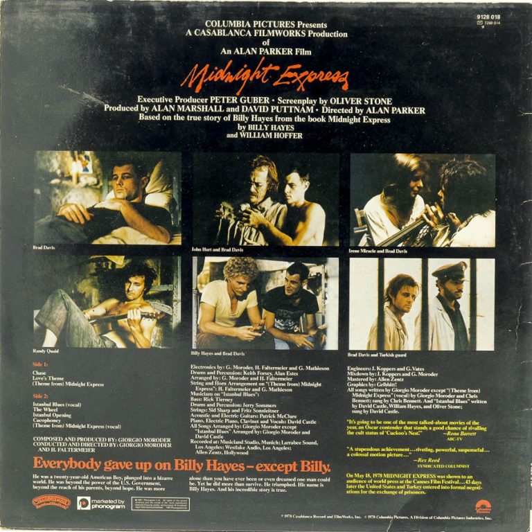 Giorgio Moroder - Midnight Express (Music From The Original Motion ...