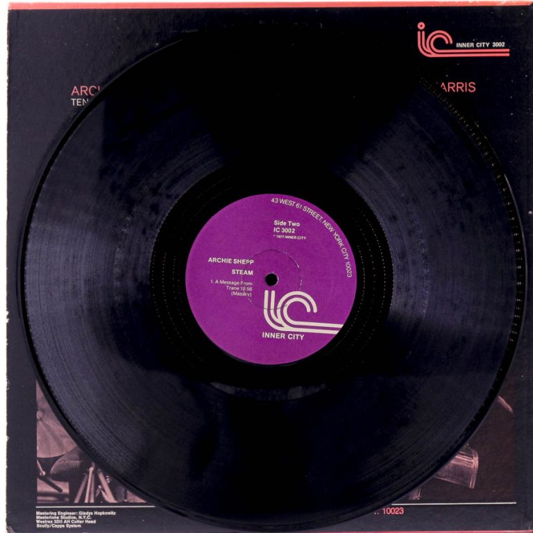 Archie Shepp - Steam - Raw Music Store