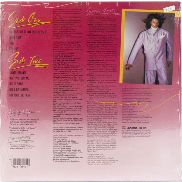Jermaine Stewart - Frantic Romantic - Raw Music Store
