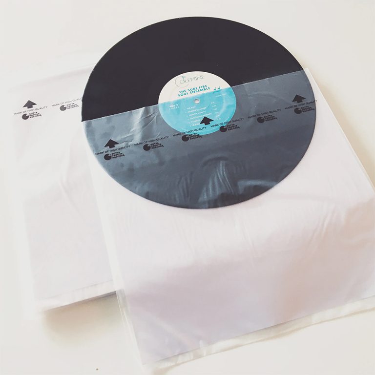 Vinyl Record Inner Sleeves with Rice Paper Insert (Pack of 50) - Raw ...
