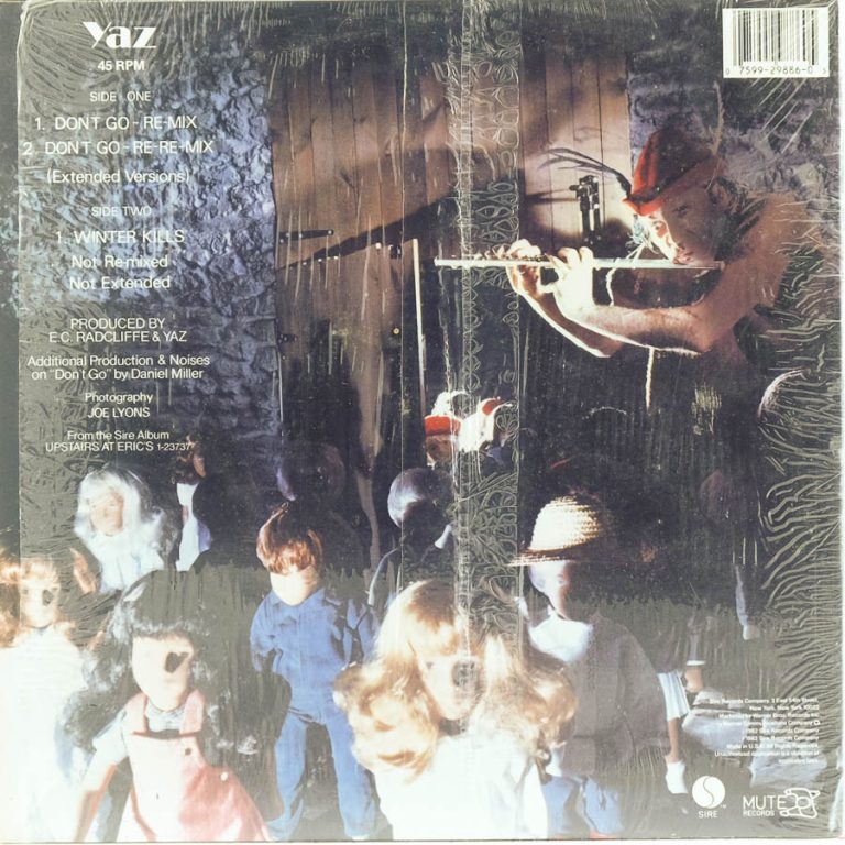 Yazoo - Don't Go - Re-Mixes - Raw Music Store