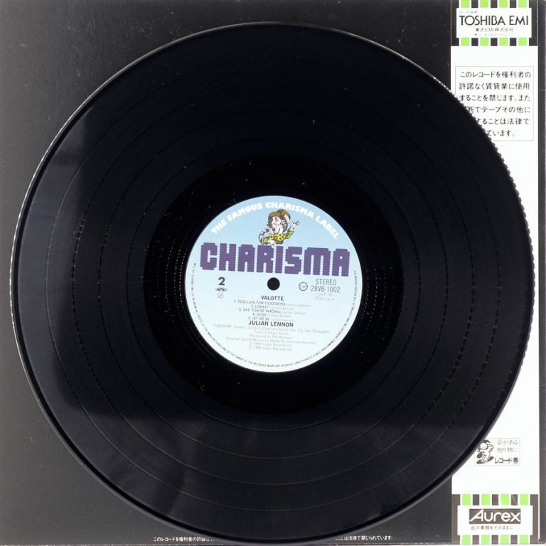 Julian Lennon - Valotte - Raw Music Store