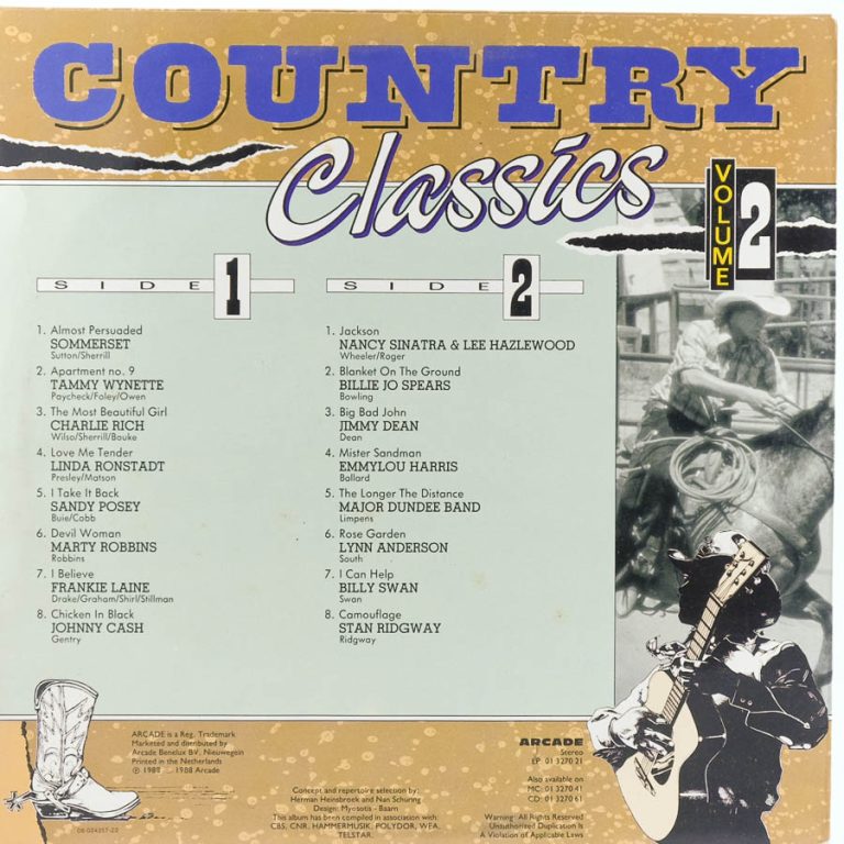 Various - Country Classics (Volume 2) - Raw Music Store