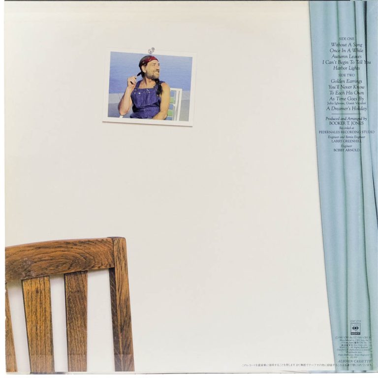 Willie Nelson - Without A Song - Raw Music Store