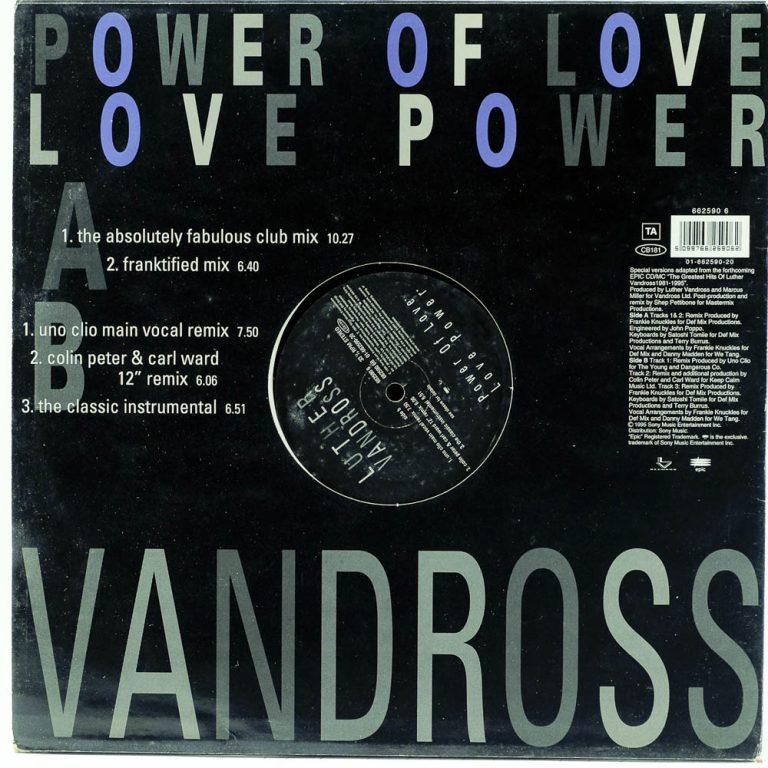 Luther Vandross - Power Of Love / Love Power - Raw Music Store