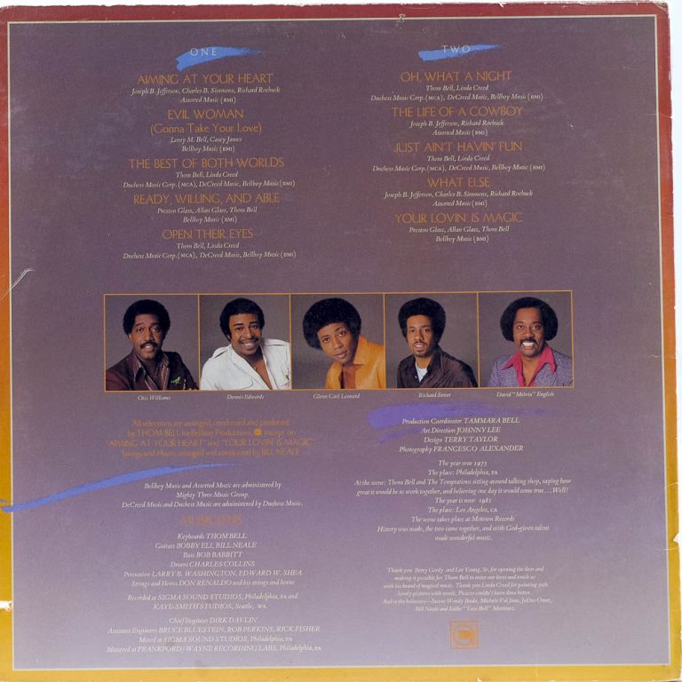 The Temptations - The Temptations - Raw Music Store