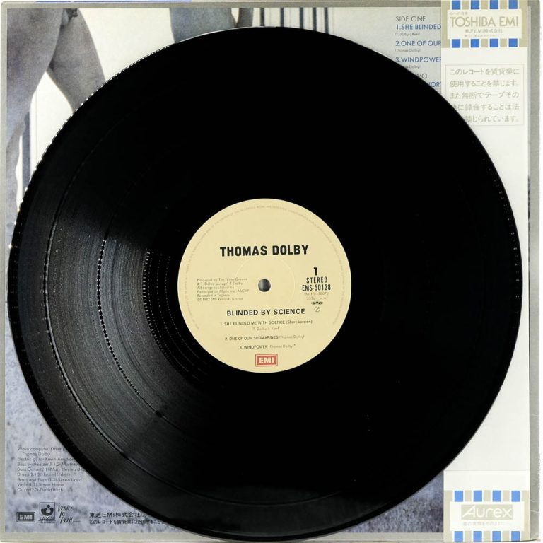Thomas Dolby - Blinded By Science - Raw Music Store