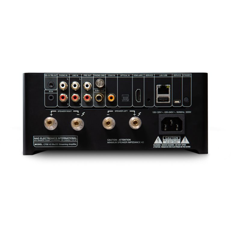 NAD C700 V2 BluOS Streaming Amplifier - Raw Music Store