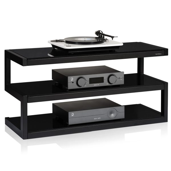 NorStone Esse 1100 AV Furniture Rack - Black - Raw Music Store