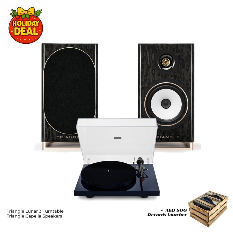 Triangle Lunar 3 Turntable, Triangle Capella Active Speakers plus AED ...